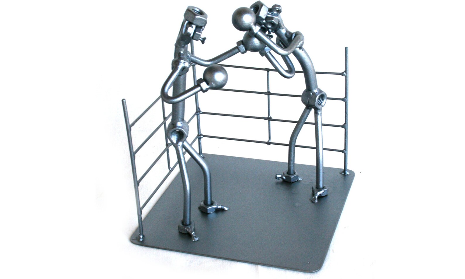 Boxing Gifts for Men, Boxing Coach Gift Nuts and Bolts Metal Sculpture ...