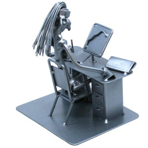 World's Best Accountant Metal Statue, Accountant Gift Nuts and Bolts ...