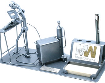 Handmade Welder Gift Nuts and Bolts Metal Sculpture Business - Etsy