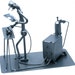 Welder Gift, Nuts and Bolts Metal Sculpture, Handmade Decorative Object ...