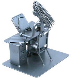 World's Best Accountant Metal Statue, Accountant Gift Nuts and Bolts ...