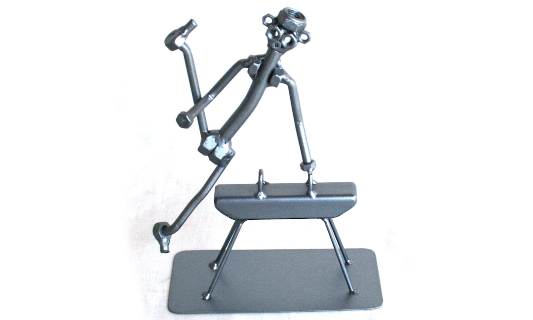 Male Gymnast on Pommel Horse, Gymnastic Trainer Gift,pommel Horse ...