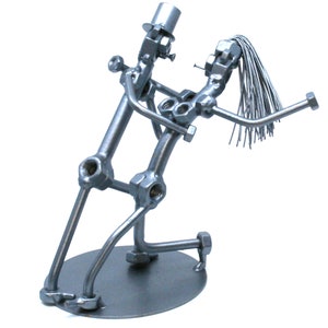 Dancing Couple Nuts and Bolts Sculpture, Welded Metal Wedding ...