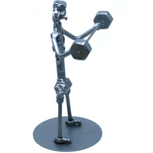 Scrap Metal Weightlifter Self Portrait Gift, Powerlifter Bodybuilder ...