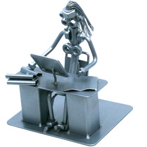 World's Best Accountant Metal Statue, Accountant Gift Nuts and Bolts ...