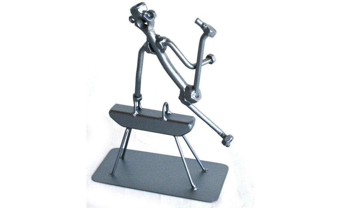 Male Gymnast on Pommel Horse Gymnastic Trainer Giftpommel - Etsy UK