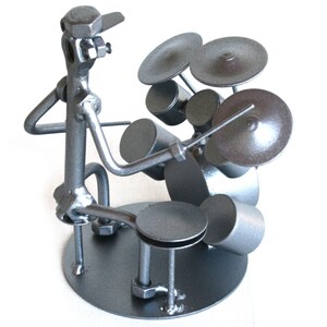 Drummer gift/ Drummer decor Drum player gift nuts and bolts | Etsy