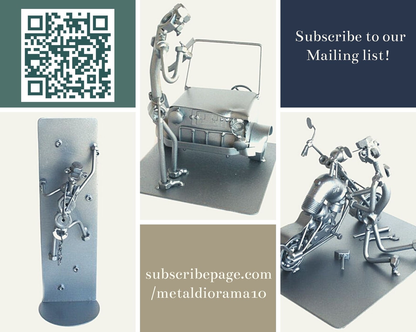 Running Treadmill Gift Nuts and Bolts Metal Sculpture, Fitness Coach ...