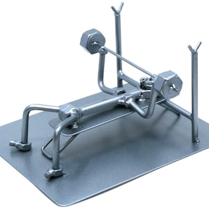 Weightlifter Powerlifter Bodybuilder Gift - Handmade Metal Sculpture ...