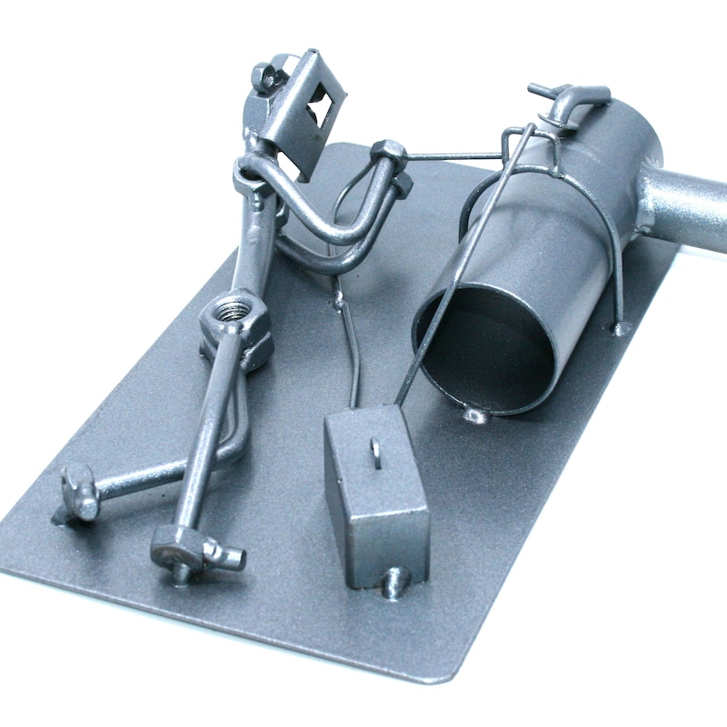 Metal Welder Figurine - Etsy