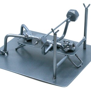 Weightlifter Powerlifter Bodybuilder Gift - Handmade Metal Sculpture ...