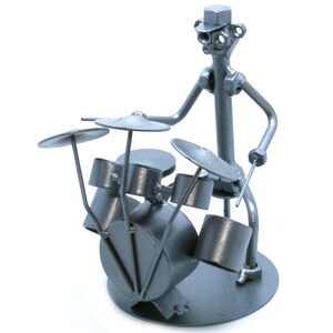 Drummer Gift, Drummer Decor Drum Player Gift Nuts and Bolts Metal ...