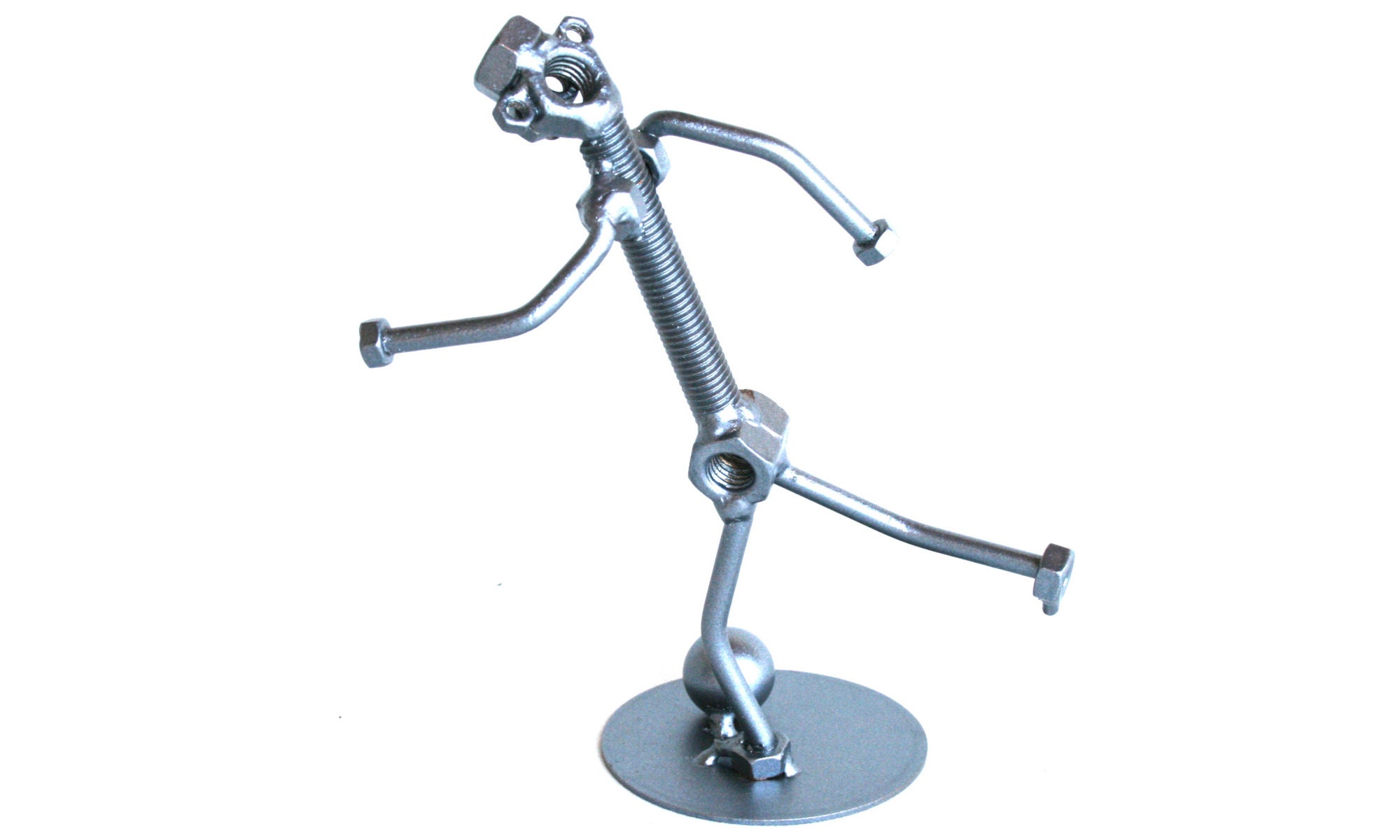 Soccer Player Gift Nuts and Bolts Metal Sculpture Football - Etsy UK