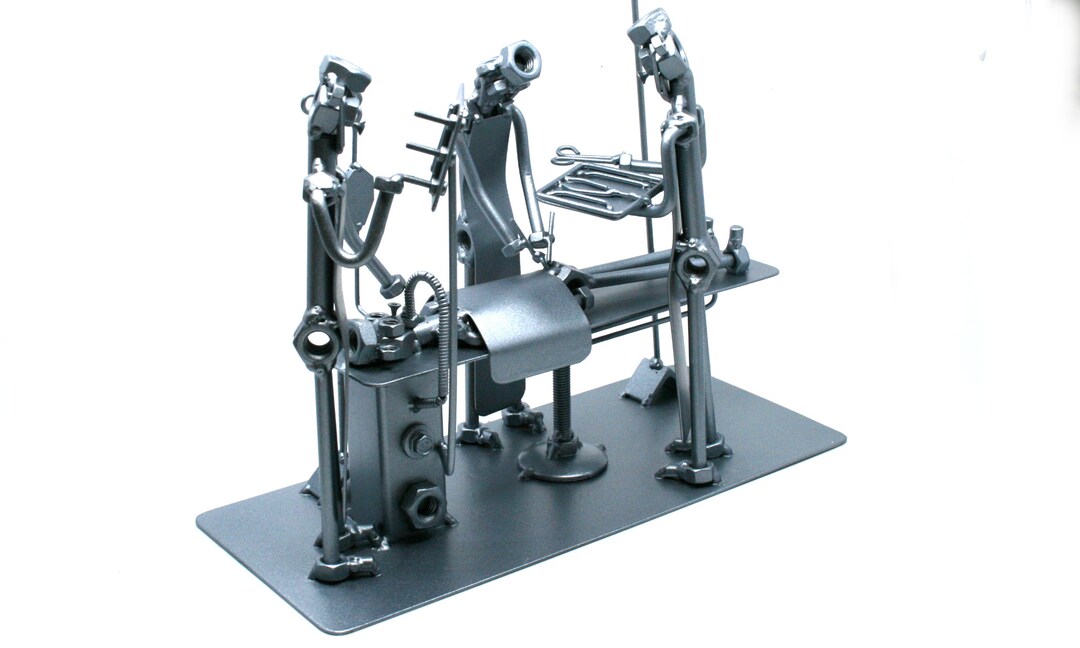 Orthopedic Surgeon Nuts and Bolts Sculpture, Hip Replacement Surgery ...