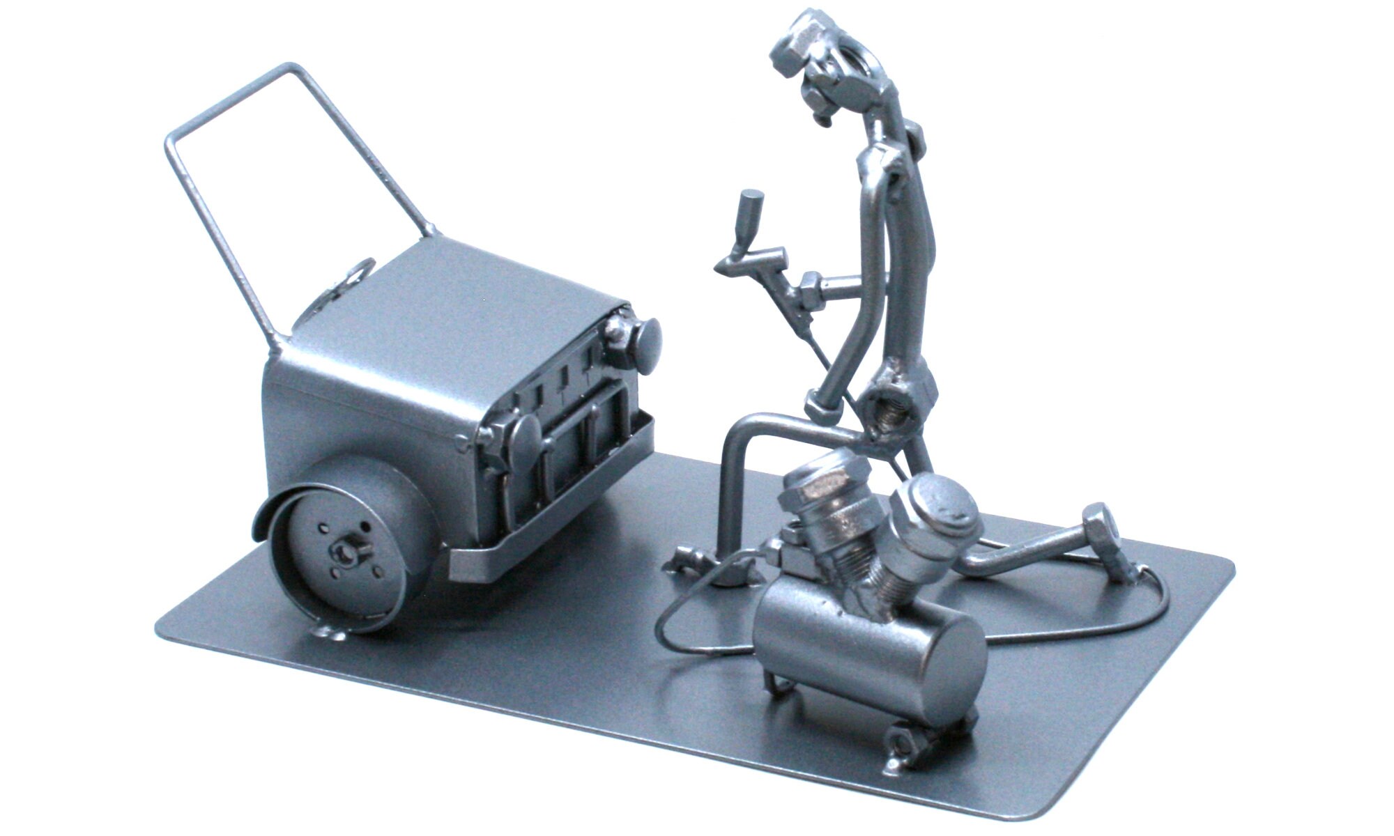 Car Painting Service Decor, Nuts and Bolts Metal Sculpture, Auto ...
