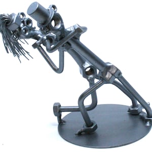 Dancing Couple Nuts and Bolts Sculpture, Welded Metal Wedding ...