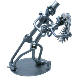 Dancing Couple Nuts and Bolts Sculpture, Welded Metal Wedding ...