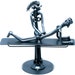 Massage Therapist Welded Metal Art, Masseur Woman Gift Nuts and Bolts ...