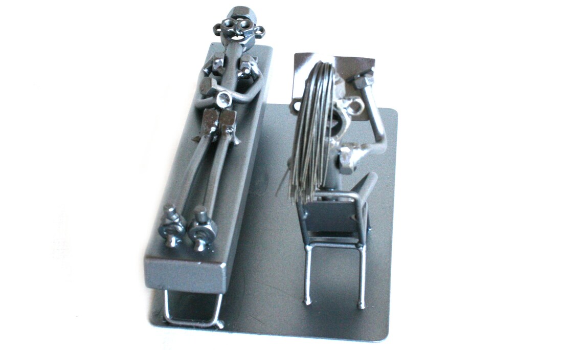 Psychologist Gift Metal Figurine Therapist Gift Sculpture | Etsy