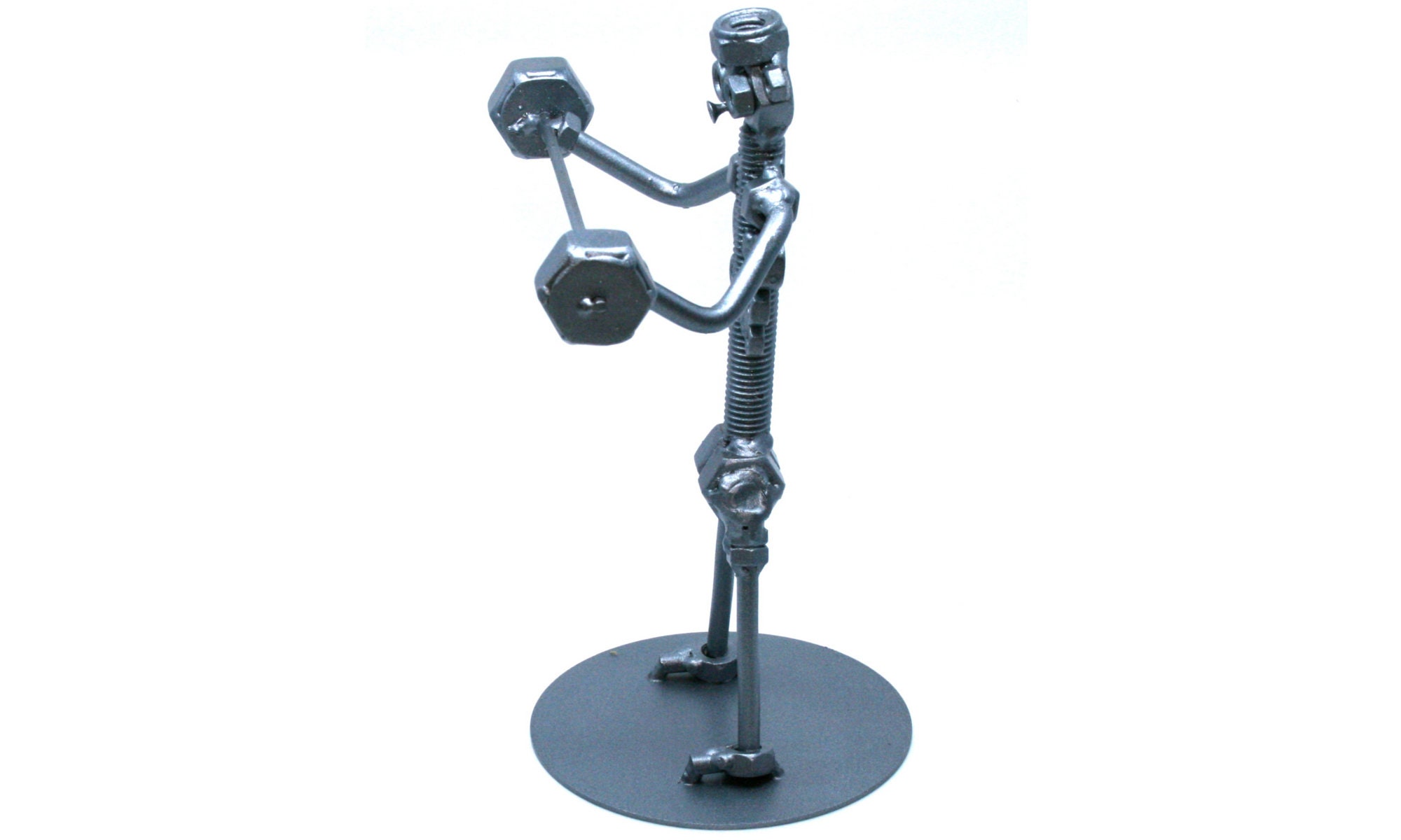 Scrap Metal Weightlifter Self Portrait Gift, Powerlifter Bodybuilder ...