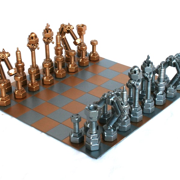 Modern Chess Set - Etsy