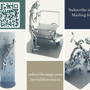 Welder Gift, Nuts and Bolts Metal Sculpture, Handmade Decorative Object ...