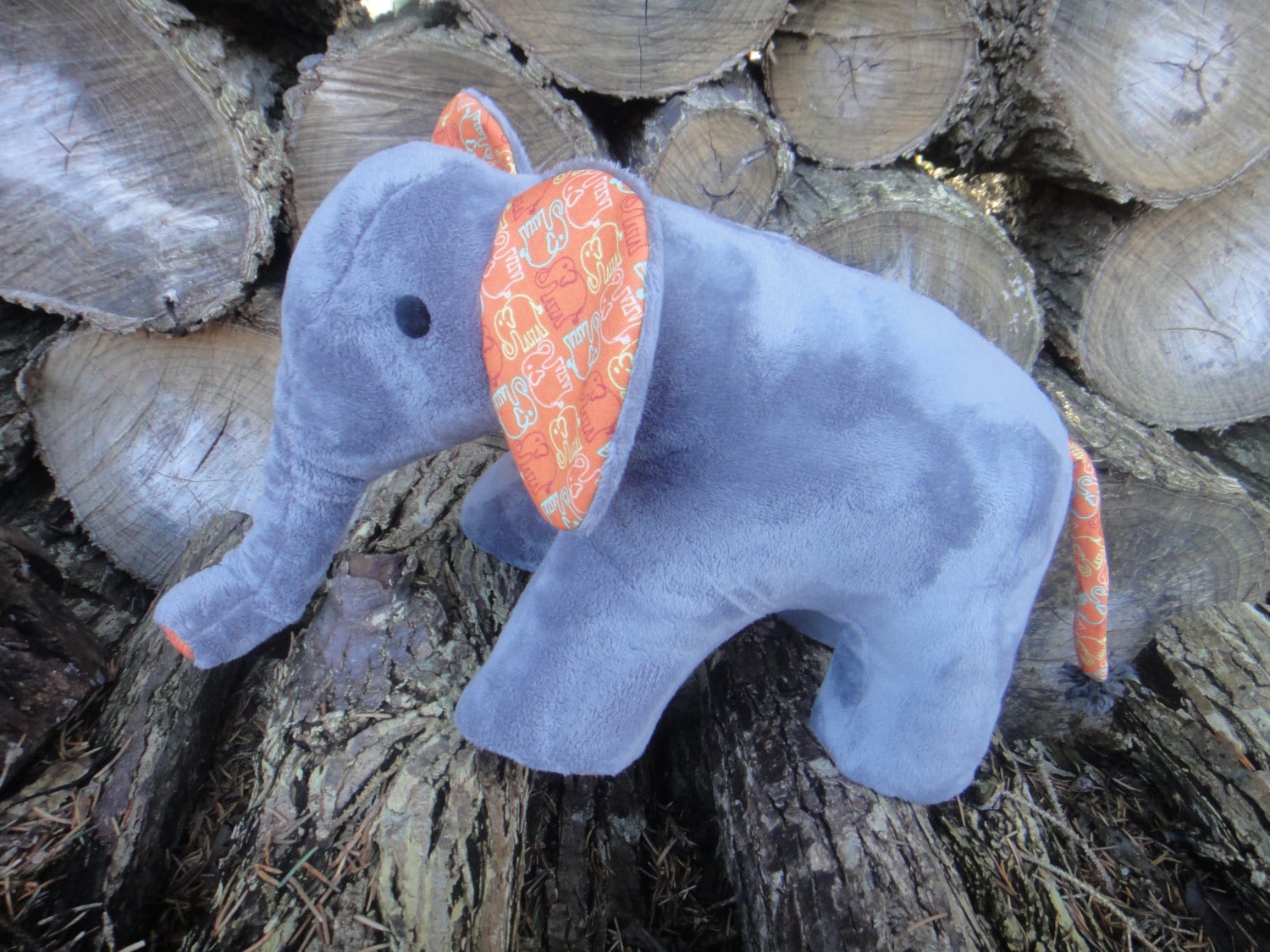 Sewing PATTERN Stuffed Elephant Child's Toy Vintage Pattern - Immediate ...