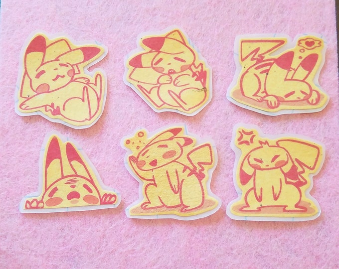 Cute Kawaii Chibi Pokemon 50 Stickers. - Etsy Singapore