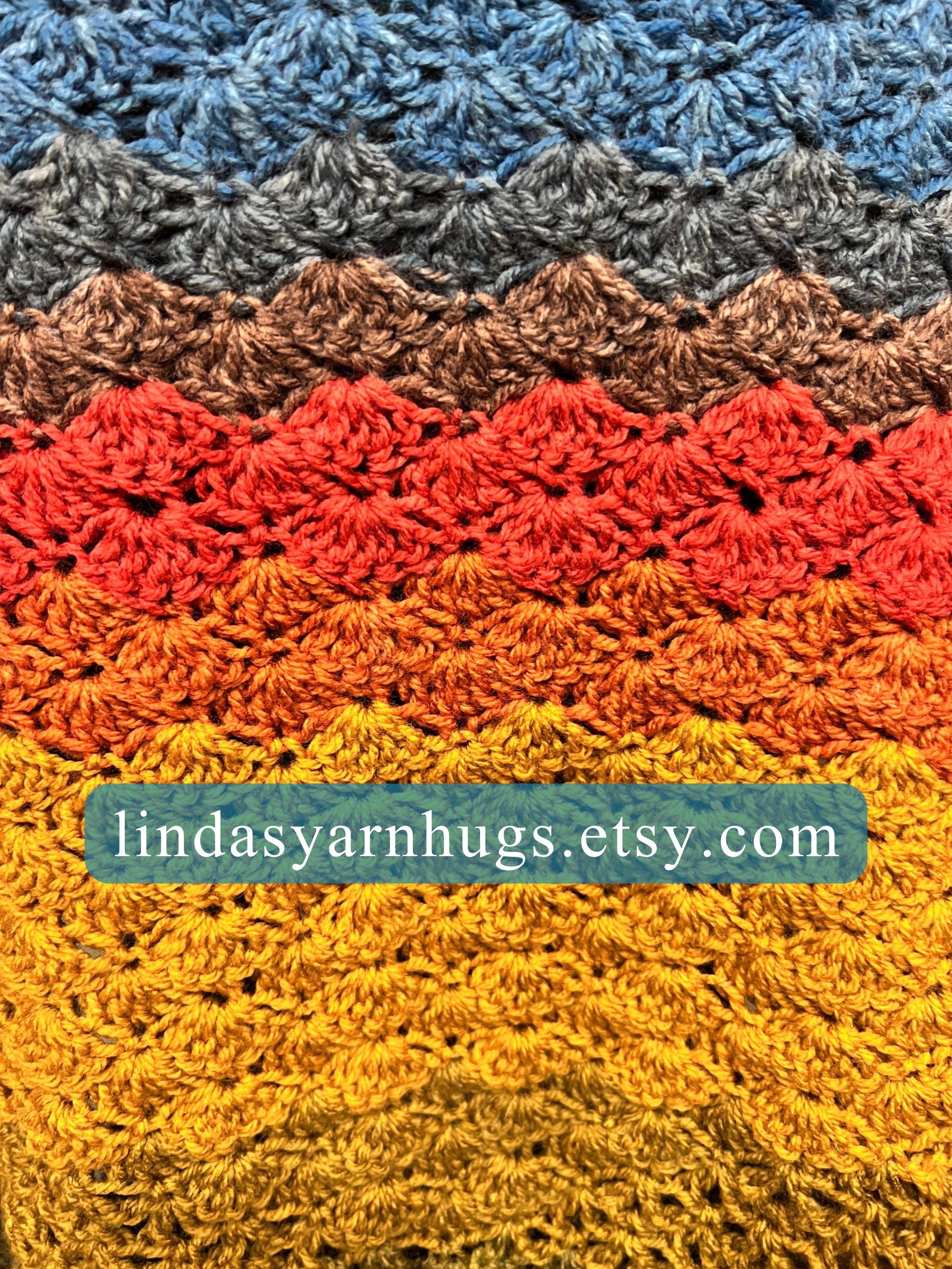 Shells by the Sea Wrap - Lacy & Textured - Etsy