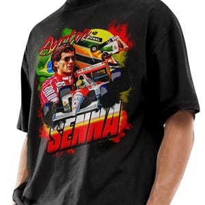 Ayrton Senna Racing T-shirt - Etsy