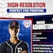 Customizable Sports Trading Card Template: DIY Photoshop (2.5x3.5 ...