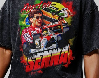 Aryton Senna Shirt. Senna T-shirt, Ayrton Senna Shirt, Racing Shirt, Motorsport Lover Top, Drag ...