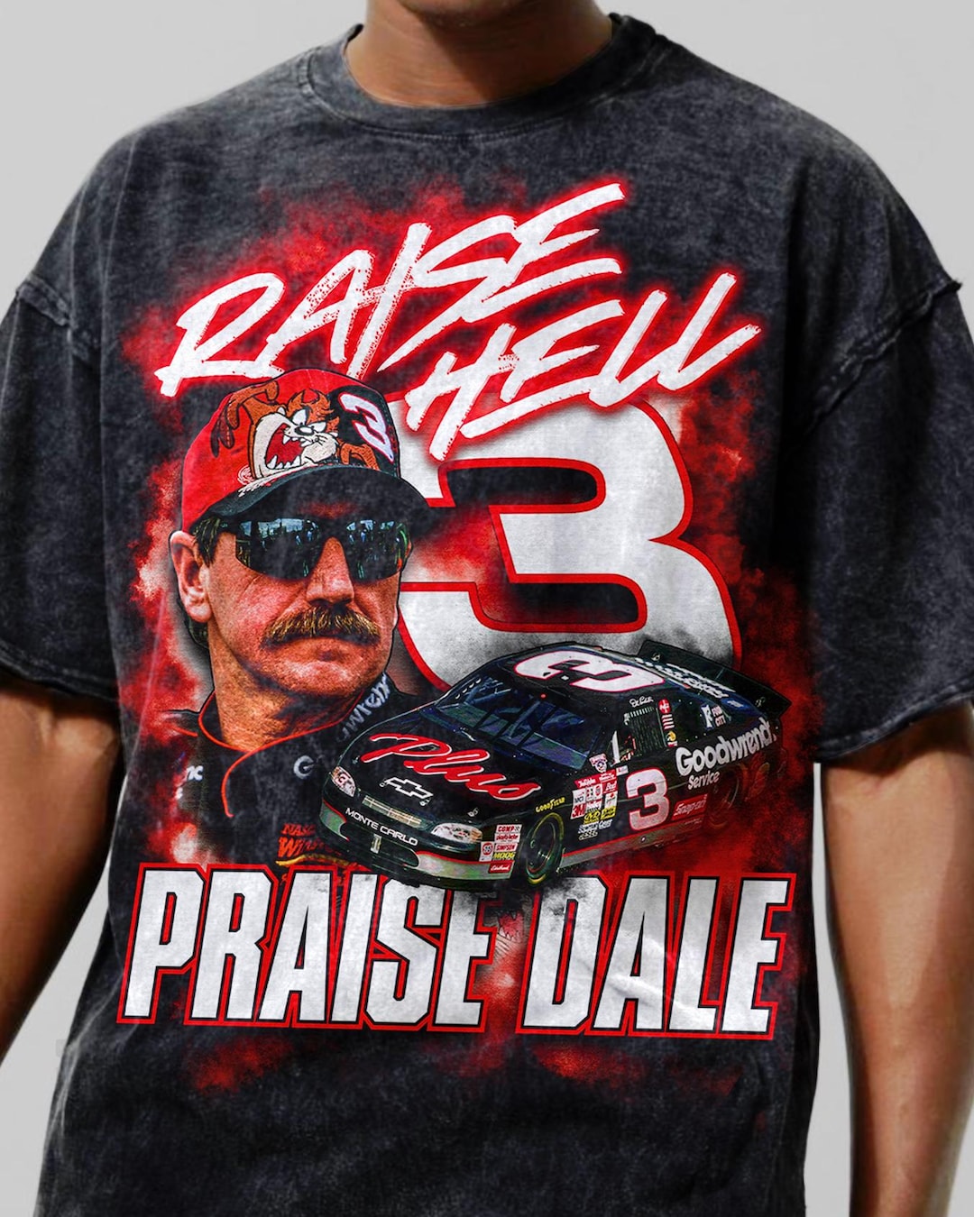Raise Hell Praise Dale Earnhardt T-shirt - Etsy