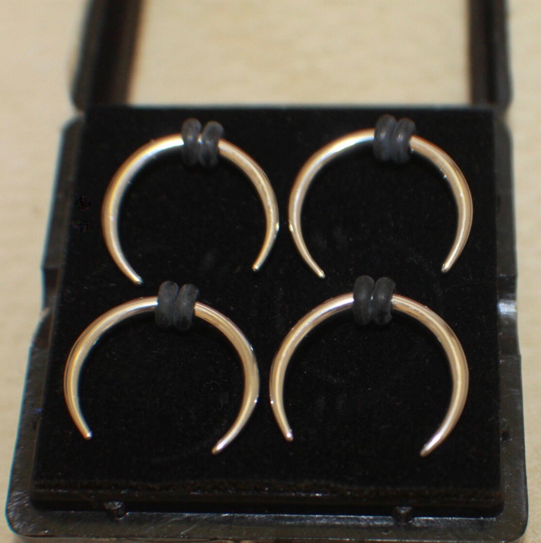4 Surgical Steel 14g/.75" Tusks Body Jewelry Lot - Etsy