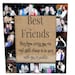 Best Friend Picture Frame Collage Photo Frame College | Etsy