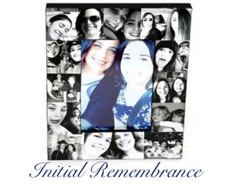 Personalized Message Photo Collage Frame Custom Quote Unique | Etsy