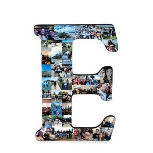 18" Letter Photo Collage, Custom Made Photo Collage in a Letter Shape ...