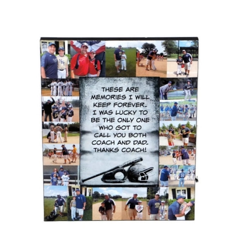 Coach Dad Gift Dad Picture Frame Thank You Dad Dad and | Etsy