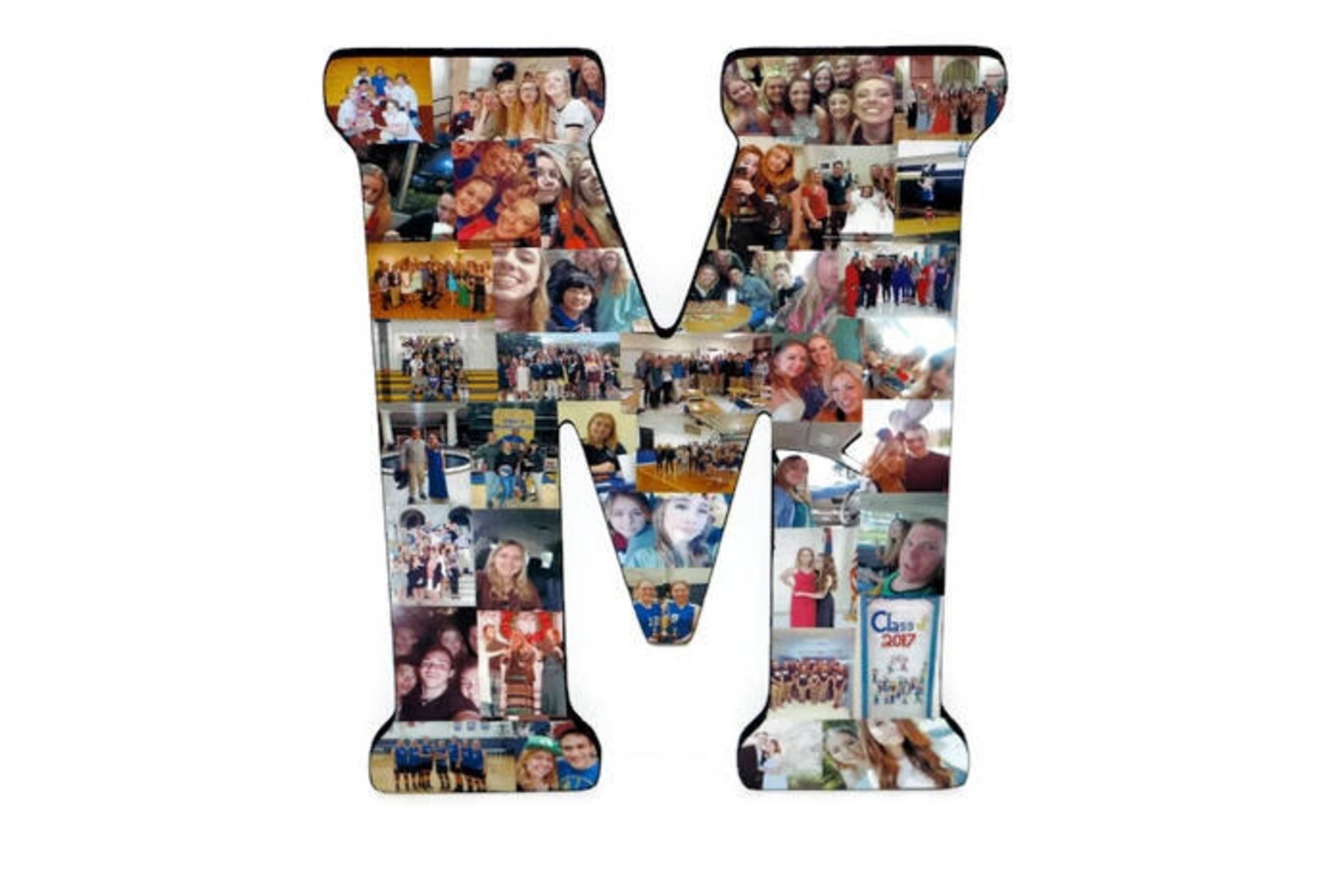 LETTER PHOTO collage Photo collage Letter Collage Letter | Etsy