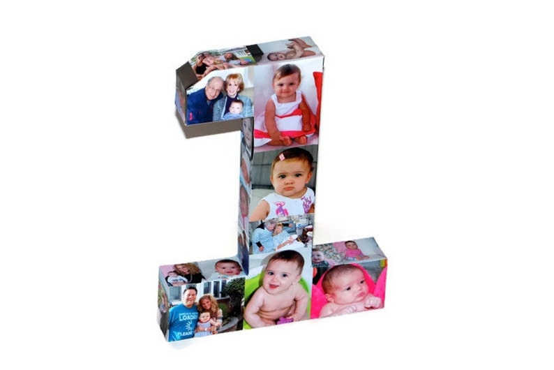 Baby's First Birthday Number 1 One 1st Wedding Anniversary - Etsy