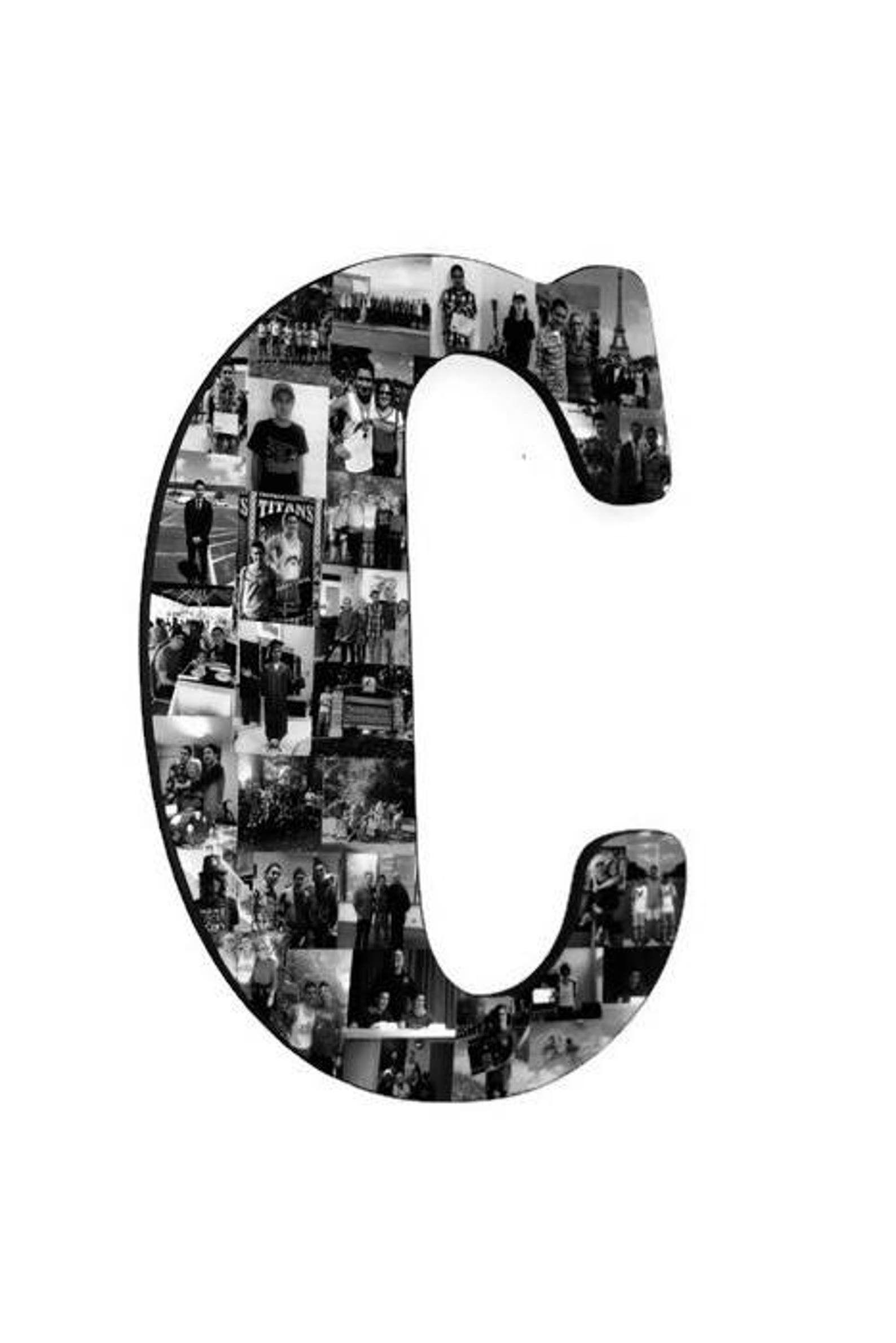 PHOTO COLLAGE LETTER Professional Photo Collage Anniversary - Etsy India