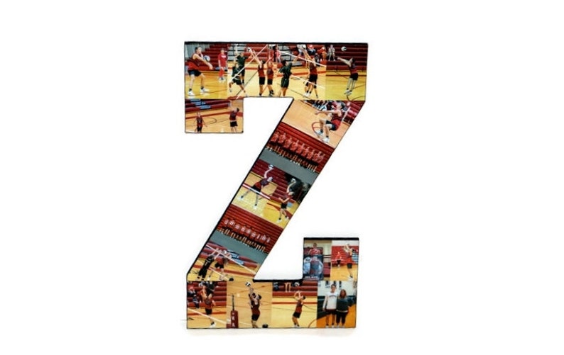 Photo Collage Letter M Photo Collage frame Photo Collage | Etsy