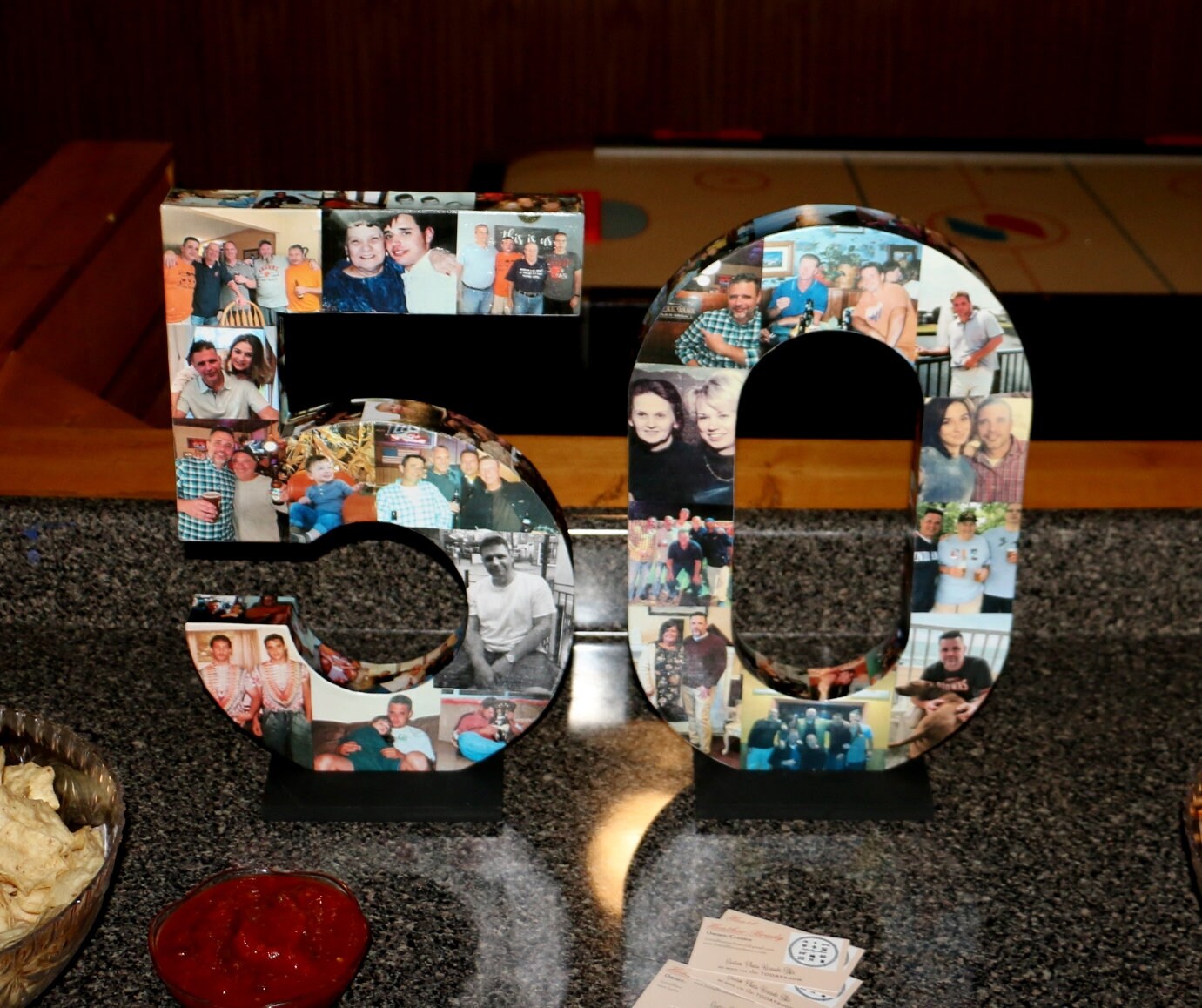 50th Birthday Centerpiece 50th Birthday Decoration Party Table