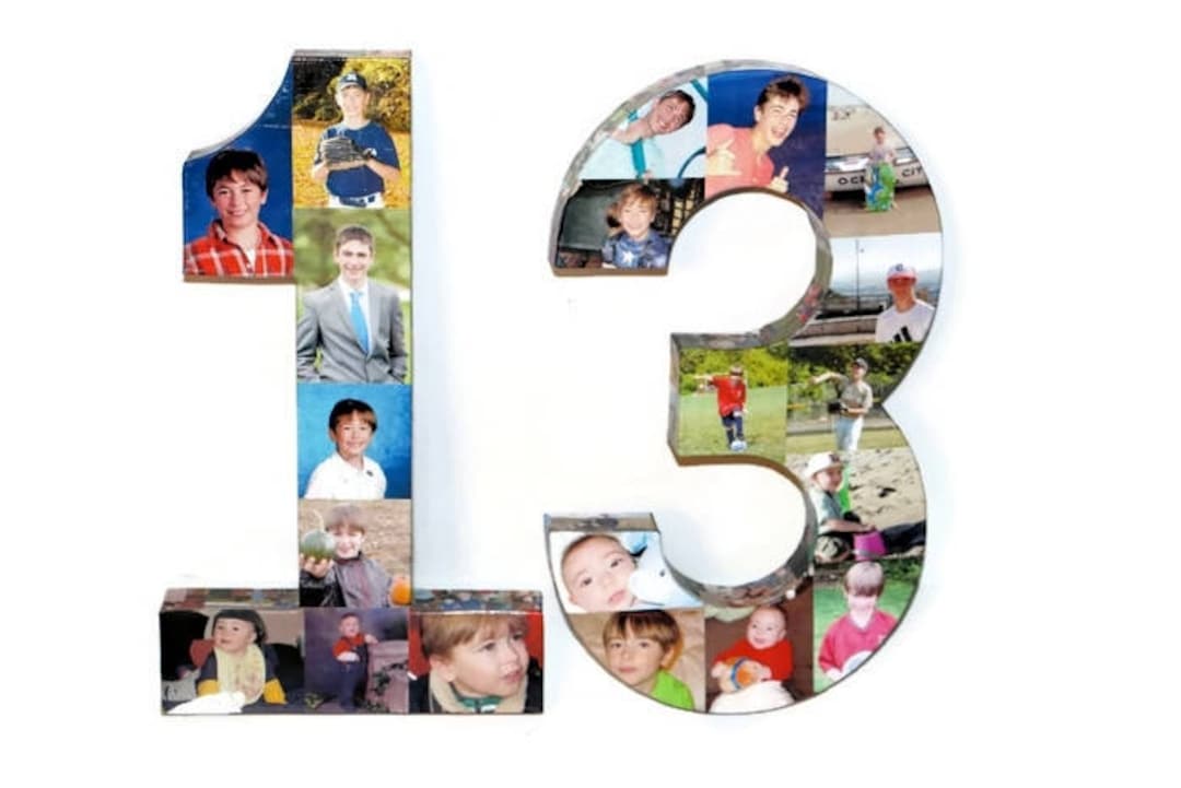 Number 13 | 13th Birthday | Bar Mitzvah | Bat Mitzvah | Jewish ...
