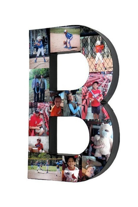 3D 16 Huge Photo Letter Collage Gift Picture Frame | Etsy