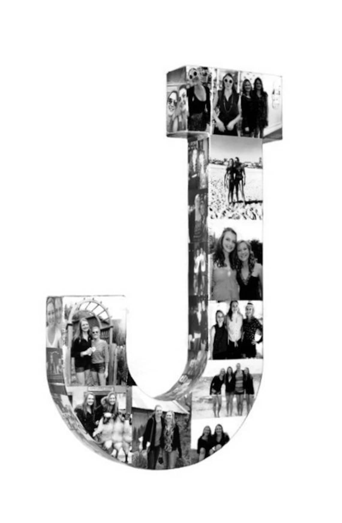 Photo Collage Letter | Girlfriend, Boyfriend Gift | College Dorm Room ...