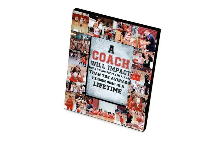 Coach Gift Picture Frame Collage Cheerleading Print Photo | Etsy