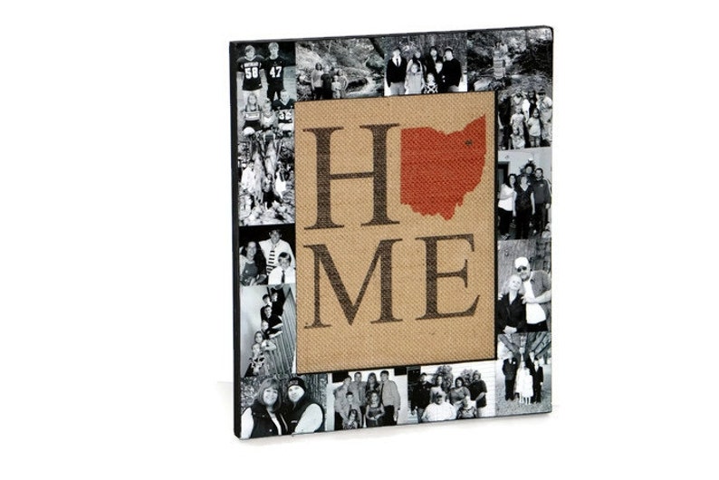Home State Picture Frame Collage Photo Frame Moving Gift - Etsy