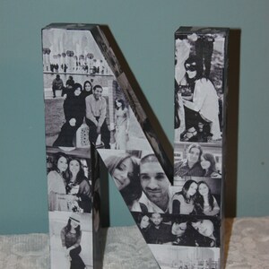 Letter Photo Collage Wedding Engagement Bridal Pet Personalized Custom ...