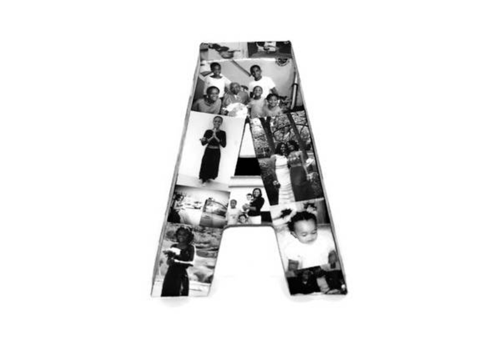 Letter Photo Collage Picture Collage Personalized Monogram - Etsy